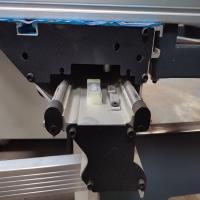 China Linear Rail European Sliding Table Saw Workbench 90 Degree For MDF Cutting for sale