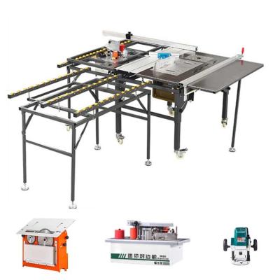 China Melamine Sliding Table Panel Saw 5.4KW Portable Wood Cutting Machine for sale