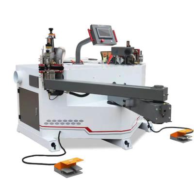 China Melamine Plywood Curve Woodworking Edge Bander 6KW Rocker Arm Manual 400W for sale
