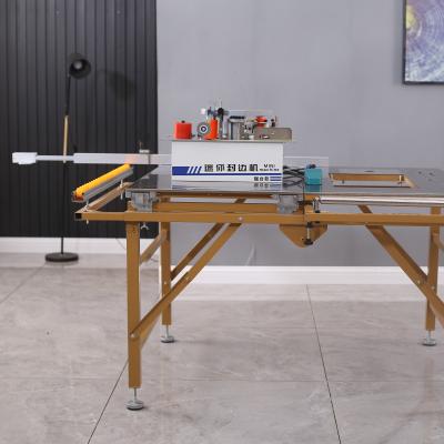 China 800w 6m/Min Woodworking Edge Bander Mini Edgebander For Saw Tables for sale