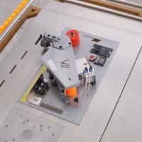 China 800w 6m/Min Woodworking Edge Bander Mini Edgebander For Saw Tables for sale