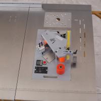 China 800w 6m/Min Woodworking Edge Bander Mini Edgebander For Saw Tables for sale