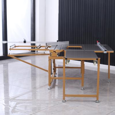 China Lightweight Precision Push Table Saw Foldable Plywood Cutting Table Saw for sale