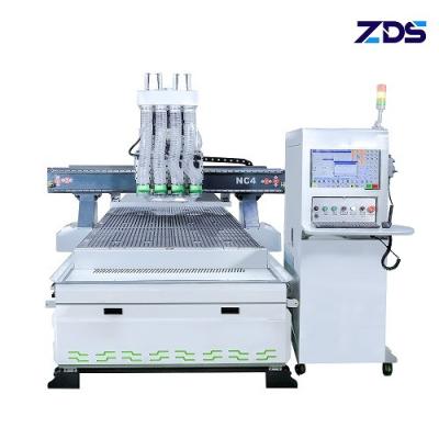 China Four Spindles CNC Wood Router Machine 25m Per Min CNC Router For Cabinet Making for sale