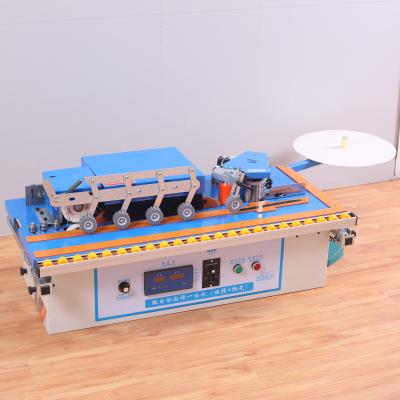 China 10-60mm Panel Manual Edge Bander Straight Curved Edgebander With Polishing Function for sale