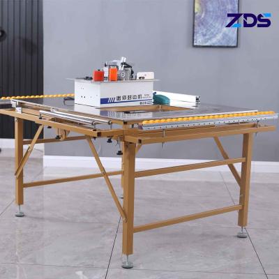 China 0.4-0.6Mpa Mini Edge Banding Machine Wood Furniture Straight Curved Edgebander for sale