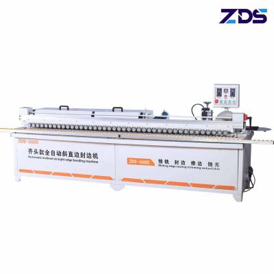 China PVC ABS Acrylic Automatic Edge Banding Machine Hypotenuse Straight Dual Purpose for sale
