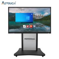 China Android 11 White Touch Interactive Flat Panel 98 Inch Intelligent For Infrared Display for sale