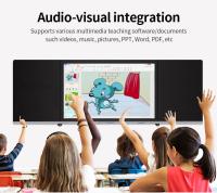 China Classroom Intelligent Blackboard 4k Smart Black Board Pcap Touch for sale