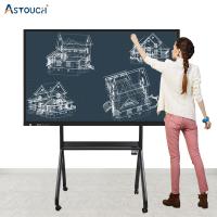 China Multi Language Interactive Whiteboard 86 Inch Touch Screen With 4K Resolution for sale