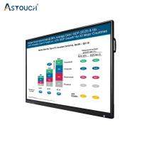 China 75 Inch Interactive Finger Touch Screen Whiteboard Monitor Smart Lcd Display RoHS for sale