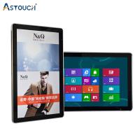 China New Wall Mounted Digital Signage Pcap With 10 Points Optional 27 Inch Screen for sale