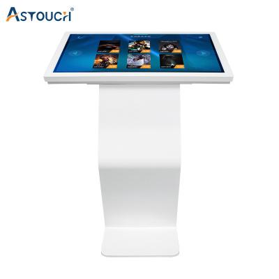China 32 Inch K Type Best All In One PCAP Touch Screen Floor Standing Kiosk for sale