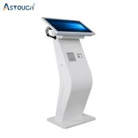 China Interactive Touch Screen Kiosk Floor Standing Digital Signage Display 21.5 Inch for sale