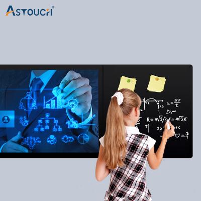 China Classroom Intelligent Blackboard 4k Smart Black Board Pcap Touch for sale
