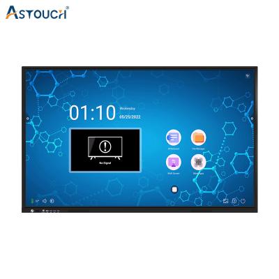 China 4K Smart Board Interactive Whiteboard 75 Inch IR Whiteboard Teaching for sale