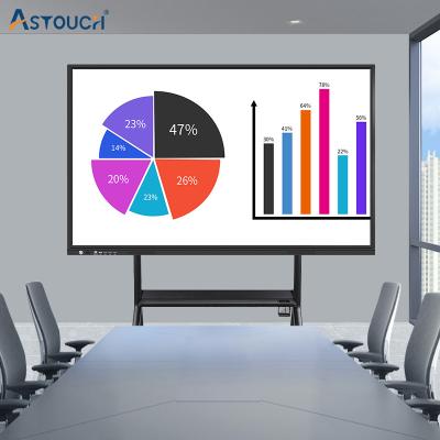 China 75 Inch Interactive Touch Screen Smart Board In The Classroom Windows Optional for sale