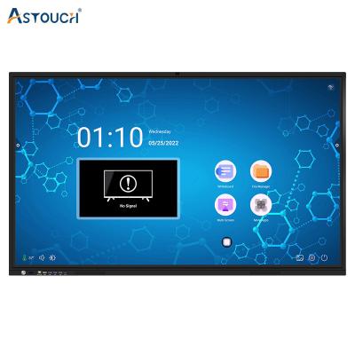 China 65 Inch 4k Smart Interactive Touch Panel 4GB RAM 350nits Max. Brightness for sale