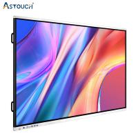 China 75inch Interactive Flat Panel IR Multi Touch Interactive Lcd Whiteboard for sale