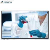 China 75inch Interactive Flat Panel IR Multi Touch Interactive Lcd Whiteboard for sale