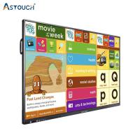China 65 Inch Finger Touch Screen Interactive Whiteboard Monitor Smart Lcd Display Rohs for sale