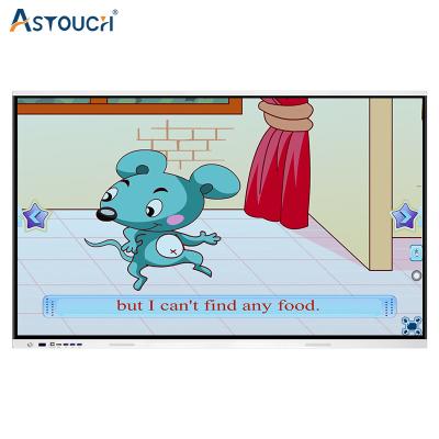 China Educational Intelligent Smart Interactive Panel 85 Inch 4K Octa Core for sale