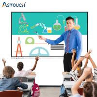 China HDMI Interactive Touch Panel Display 60Hz Silver Display 75 Inch RoHS for sale