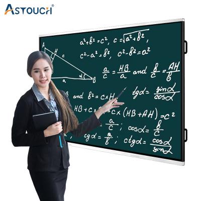 China Multitouch Interactive Digital Screen 350 Nits 65 Inch Interactive Display FCC for sale