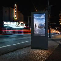 China OEM Digital Signage Totem Display Floor Standing 55 Inch IR Touch for sale