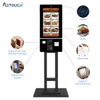 China Self Service Kiosk Fast Food PCAP Touch Android Or PC Optional Support OEM for sale