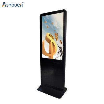 China 300nits Floor Standing Digital Signage 32 Inch Slim With CMS Control for sale