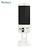 China 2K Restaurant Self Ordering Kiosk Mcdonalds Pcap Touch 32 Inch for sale