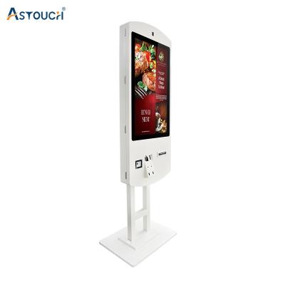 China Interactive Self Ordering Kiosk 32 Inch Self Service Android Or Windows Optional for sale