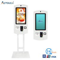 China Fast Food Self Service Kiosk 2K Pcap 32 Inch Kiosk With 10 Points for sale