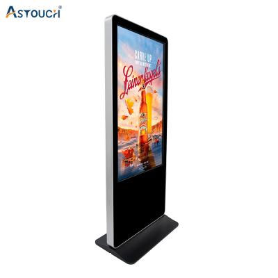 China Indoor Restaurant Digital Signage Poster 55 Inch Capacitive Touch for sale