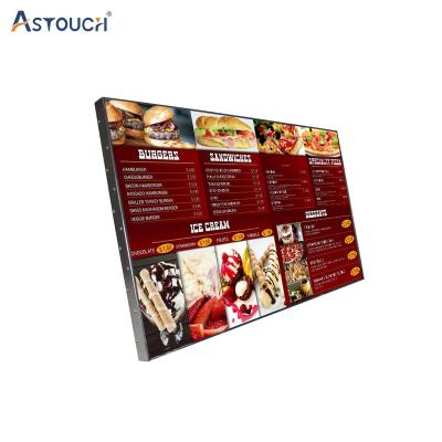 China OEM / ODM Indoor Advertising Player Manu Information Kiosk Display 55 Inch for sale