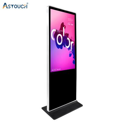 China IR 55 Inch Digital Signage For Advertising Playing 4K Floor Standing OEM for sale