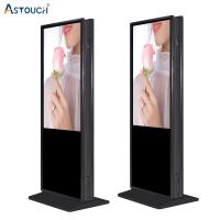 China Totem Floor Standing Digital Signage Monitor 65 Inch Pcap Touch for sale