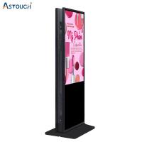 China OEM Floor Standing Digital Signage Kiosk 75 Inch Multi Functional for sale