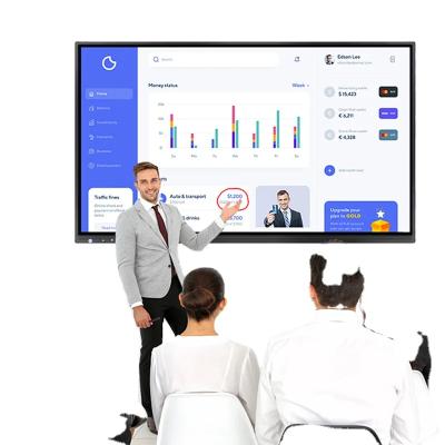 China High Writing Speed Smart Board Interactive Whiteboard With Electromagnetic Pen for sale