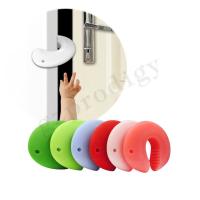 China Silicone childproof Cartoon Door Stopper for baby finger pinching protection for sale