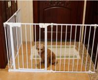 China Multiscene White Foldable Baby Playpen Extendable With Automatic Lock for sale