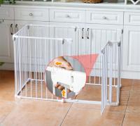 China Childproof Metal Foldable Baby Playpen Iron PP Material Multipurpose for sale