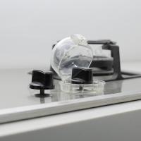 China Adhesive Fixing Large Size Transparent Gas Oven Knob Safety Cover for sale