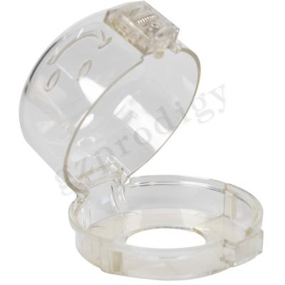 China Adhesive Fixing Large Size Transparent Gas Oven Knob Safety Cover for sale