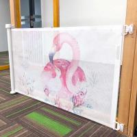 China Prodigy Printable Mesh Retractable Baby Gate 71 Inch Alu Alloy Material for sale
