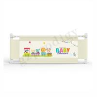 China Cute Free Punching Adjustable And Durable Childproof Bed Safety Fence for sale
