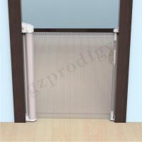 China Retractable Mesh Baby Safety Gates Aluminum Frame For Hallways for sale