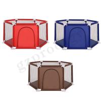 China Prodigy Hexagonal Portable Baby Playard Multicolor Oxford Fabric Portable Baby Playard for sale
