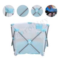 China Multiscene Travel Portable Baby Playard With Stainless Steel Tube for sale